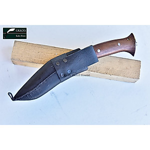 GK&CO. Kukri House Genuine Kukri/Khukuri- 5" Black (Rust Free) Blade Panawal Khukuri- Handmade Factory in Nepal.