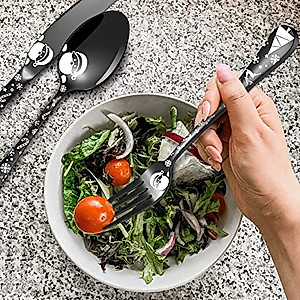 24-Piece Silverware Set Service for 6 with holder,Premium Stainless Steel Cutlery Set,Home Kitchen Restaurant Utensils,Knives Spoon and Fork Set, Mirror Polished,Dishwasher Safe.(Mirror pattern)