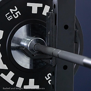 Titan Fitness T-3 Series Black Short Power Rack, 36in Depth, 1,100 LB Capacity Cage for Weightlifting and Strength Training