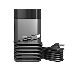 90W USB C Charger for Dell Latitude/Precision/XPS/Chromebook Laptop, Dell 90W Laptop Charger USB C