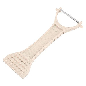 Fruit Peeler, Ergonomic Potato Peeling Tool Sharp Head for Kitchen (Beige)