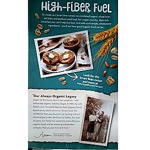 Nature's Path Organic Smart Bran Cereal, 10.6 Ounce, Non-GMO, 17g Fiber, 4g Protein