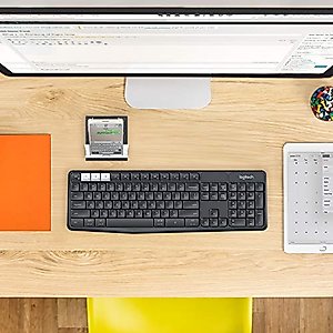 Logitech Bluetooth K375s Multi-Device Wireless Keyboard and Stand Combo