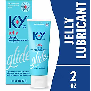 Personal Lubricant, K-Y Jelly Water Based Lube, 2 Ounce (Pack of 6) Personal Lube For Women