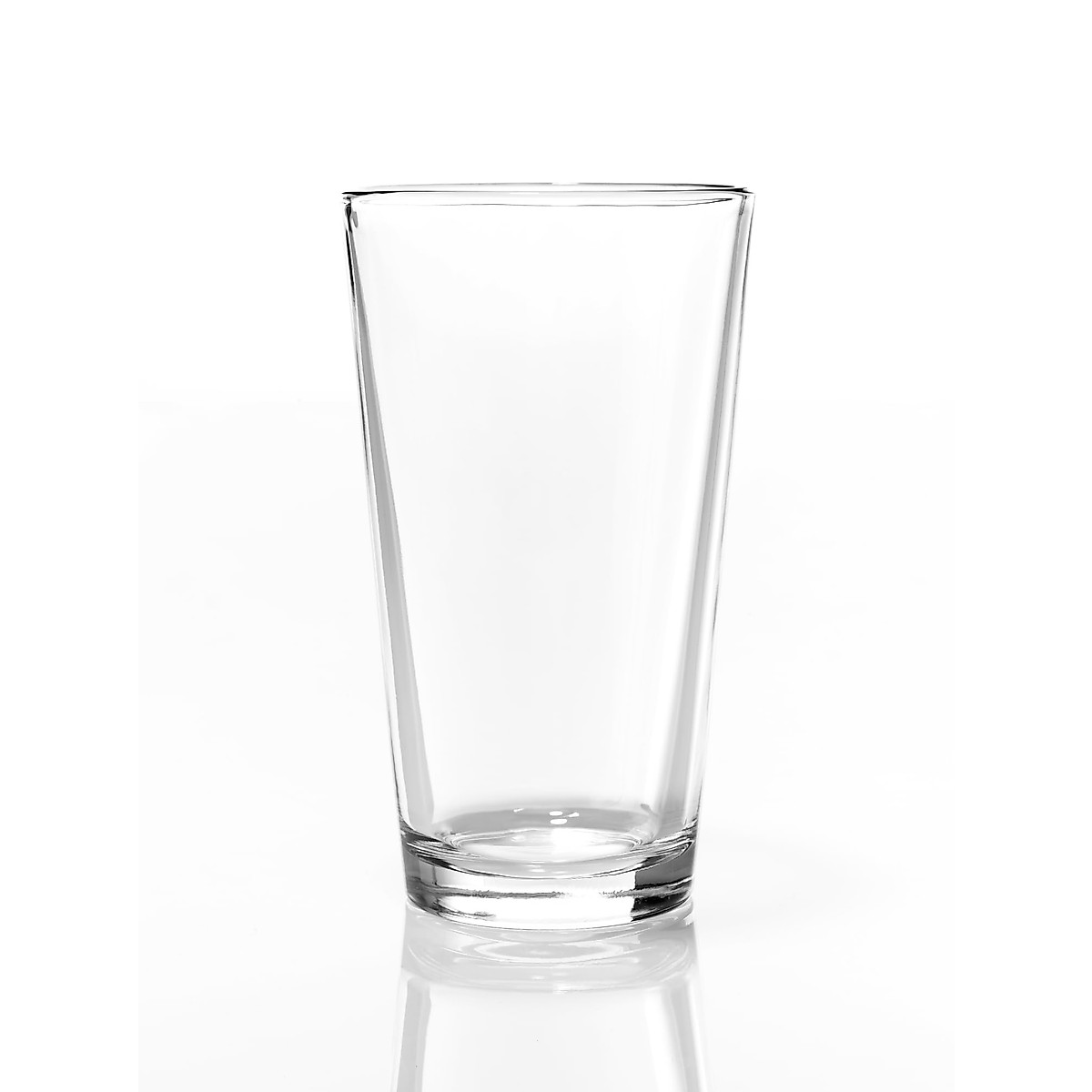 Necessia Heat-Tempered Durable Rim Pint Beer Glasses - 16oz, Set of 6 - Premium Quality, Stylish and Long-Lasting Beverage Glassware, Perfect for Home Bars, Restaurants, and Parties, Classic Design