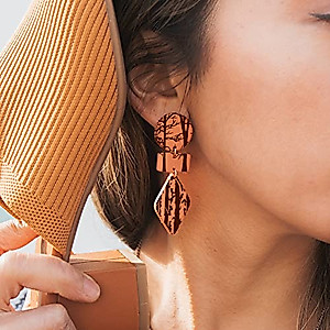 OLYCRAFT 4x5 Inch Clay Stencils Birch Tree Pattern Silk Screen Printing Stencils Forest Mesh Transfer Stencils Reusable Washable Mesh Stencil for Polymer Clay Jewelry Earrings Making