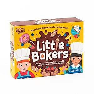 Professor Puzzle: Little Bakers - Ingredients & Recipe Card Game, Fun & Fast Paced, Set Collection, Ideal Starter Game, Kids Ages 4+, 2-5 Players