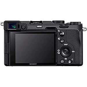 Sony Alpha a7C Compact Mirrorless Camera with FE 28–60 mm F4–5.6 Lens & Additional Accessories (Extra Batteries, 2X 64GB SDXC Memory Card, Gadget Bag, Monopod - 11 Items)
