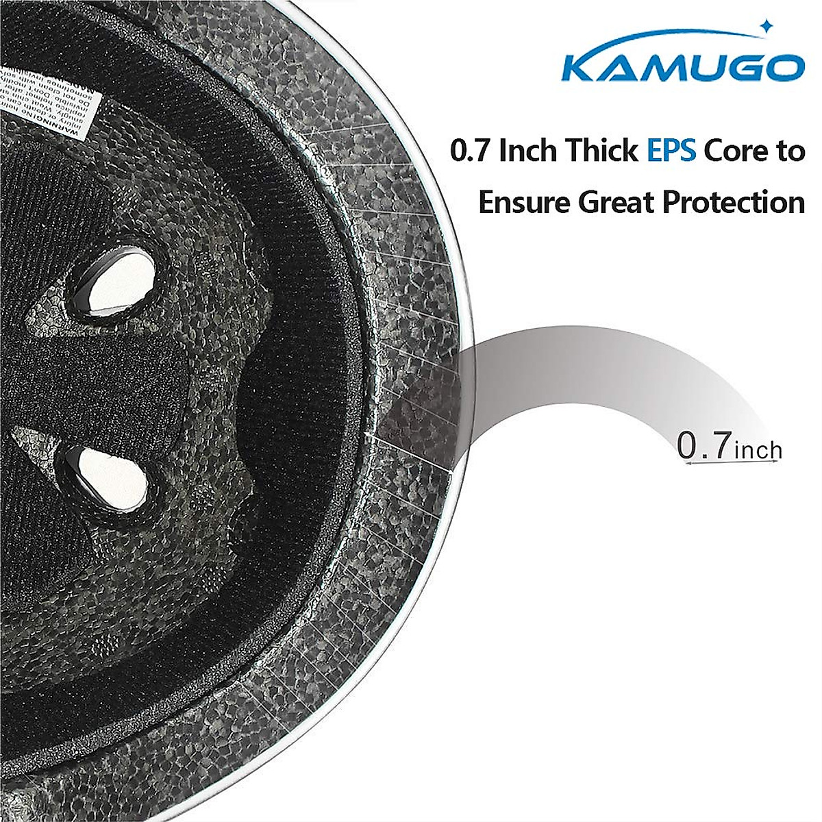 KAMUGO Kids Adjustable Helmet, Suitable for Toddler Kids Ages 2-8 Boys Girls, Multi-Sport Safety Cycling Skating Scooter Helmet (Purple, Small)