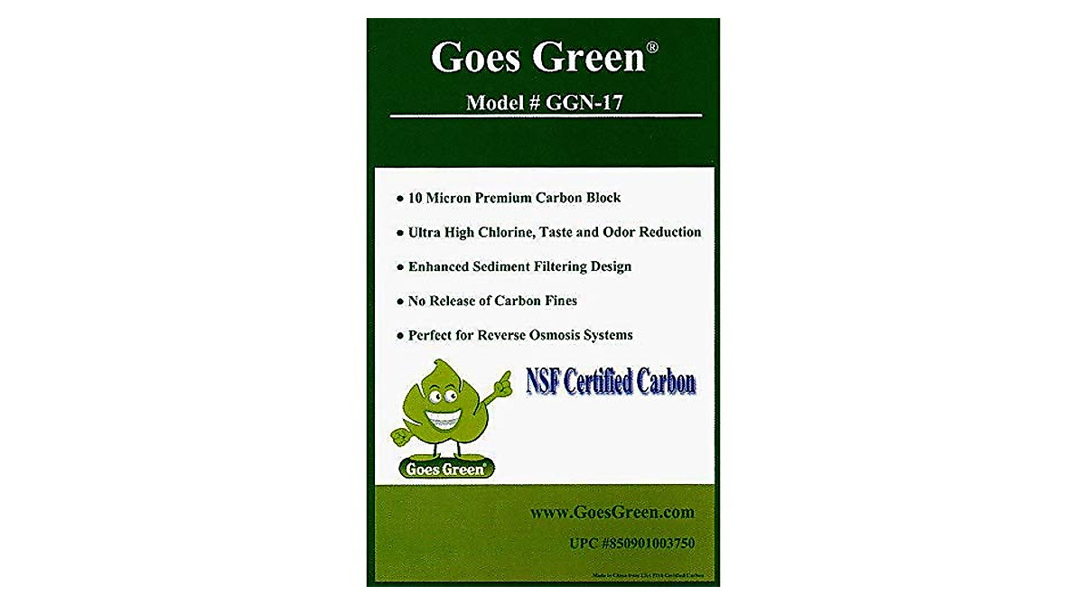 GE Merlin Reverse Osmosis PreFilter: High Flow, Black