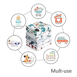 Hofasiii Unisex Boy Girl Lightweight Comfortable Super Soft Plush Minky Baby Blanket in 30’’x40’’ ,Newborn Receiving Baby Cat Blankets with Dotted Backing