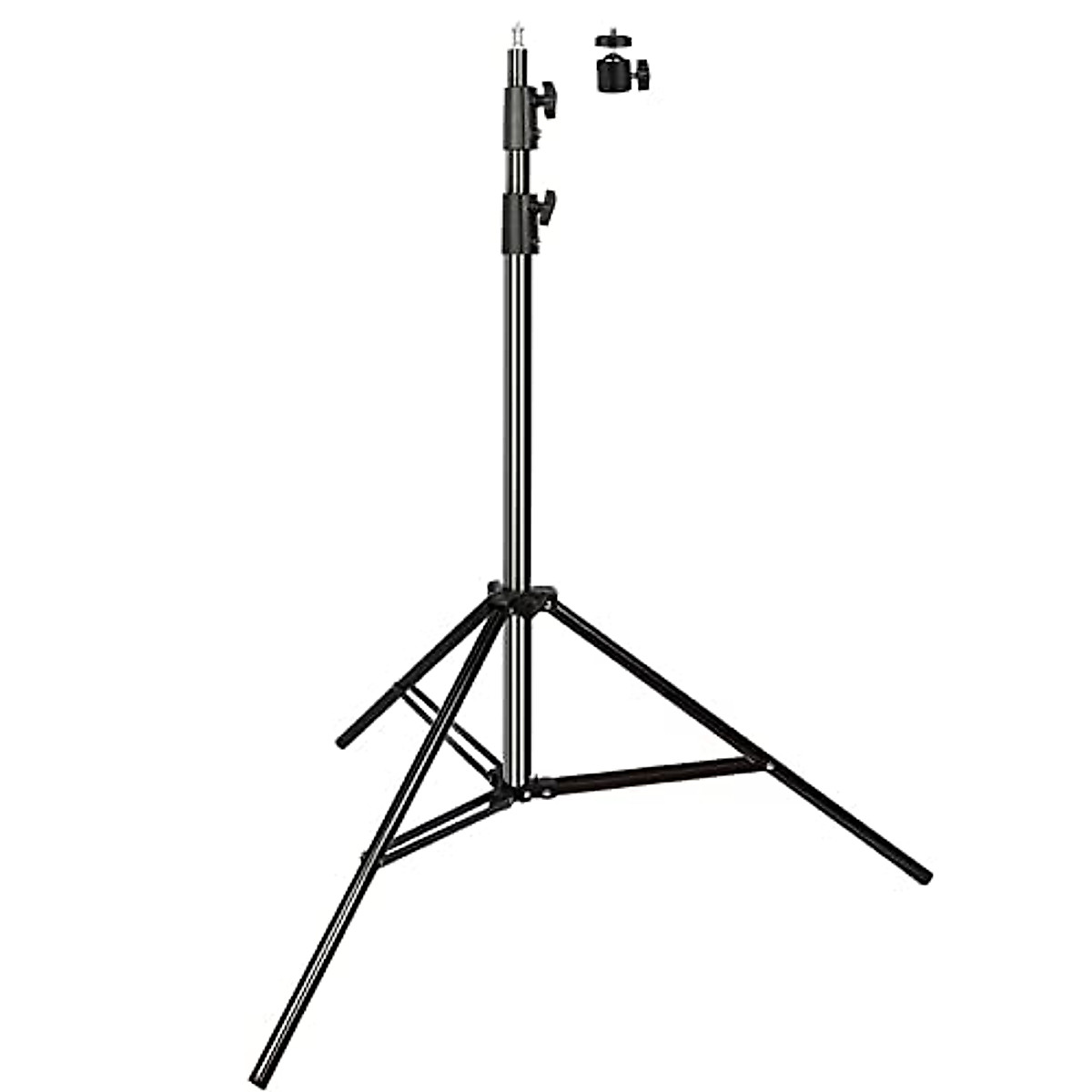 Aluminum Alloy Photography Tripod Stand, 9.19 Feet/2.8m Studio Lighting Tripod Stand for Video Lights, Photography Lights, Reflectors, Softboxes, Umbrellas