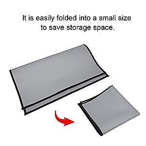 WNSC Fire‑Resistant Grill Mat, Fire Pit Pad Silicone for Camping for Outdoor Picnic