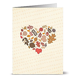 Note Card Cafe Autumn Cards with Kraft Envelopes | 72 Pack | It's Fall Y'all Designs | Blank Inside, Glossy Finish | Holiday, Winter, Christmas