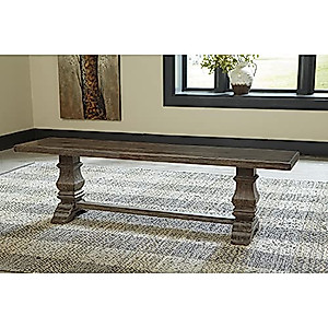 Signature Design by Ashley Wyndahl Dining Bench, Rustic Brown