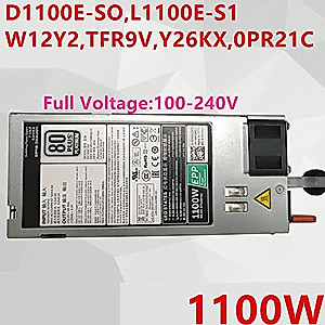 PSU for R530 630 730 730 T430 630 1100W Power Supply D1100E-S0 L1100E-S1 DPS-1100BB B W12Y2 TFR9V Y26KX 0PR21C
