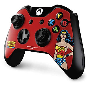 Skinit Decal Gaming Skin Compatible with Xbox One Controller - Officially Licensed Warner Bros Wonder Woman Portrait Design