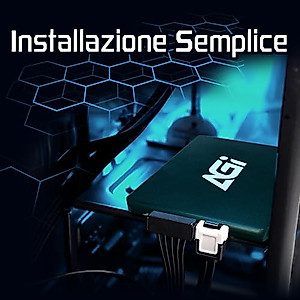 AGI 512GB AI178 2.5 Inch SATA III 3D TLC NAND Flash Internal Solid State Drive SSD (R/W Speed up to 530/510 MBs)