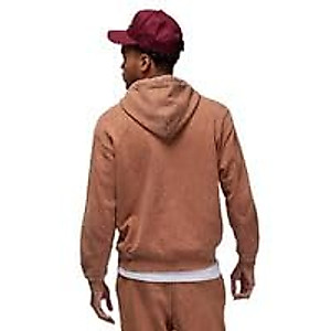 Nike Jordan Mens Flight Fleece Washed Pullover Hoodie L Ligth Brown