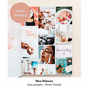 Vision Board Book 2.0 - 800+ New and Improved Vision Board Pictures and Quotes for Vision Board Kit, Visualize, Inspire and Create Life Goals, Magazine for Vision Board Clip Art and Collage Book