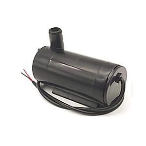 SazkJere 8pcs Micro Submersible Mini Water Pump DC 3V 5V Horizontal Aquarium Water Pump Low Noise for Fish Tank Pond Fountain Hydroponics Garden (Black)