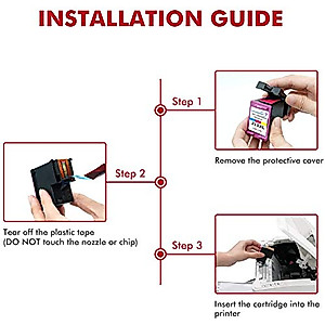 for Canon 210 and 211 Ink cartridges XL QUEENPRINT PG 210XL CL 211XL Ink Cartridges for Cannon PIXMA MP230 MP240 MP250 MP260 MP270 MP490 MP495 MX320 IP2700 IP2702 Printer(Black PG210, Color CL211)