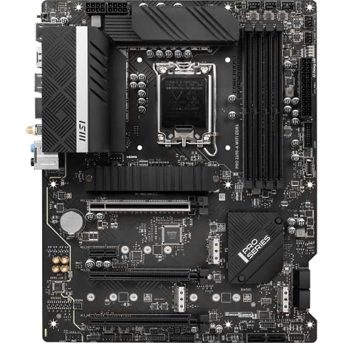 MSI PRO Z690-A WiFi DDR4 ProSeries Motherboard (ATX, 12th Gen Intel Core, LGA 1700 Socket, DDR4, PCIe 4, CFX, M.2 Slots, Wi-Fi 6E)