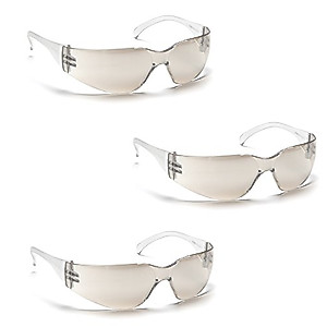 Pyramex Safety Intruder Eyewear (3 Pair Pack) (Indoor/Outdoor Mirror)