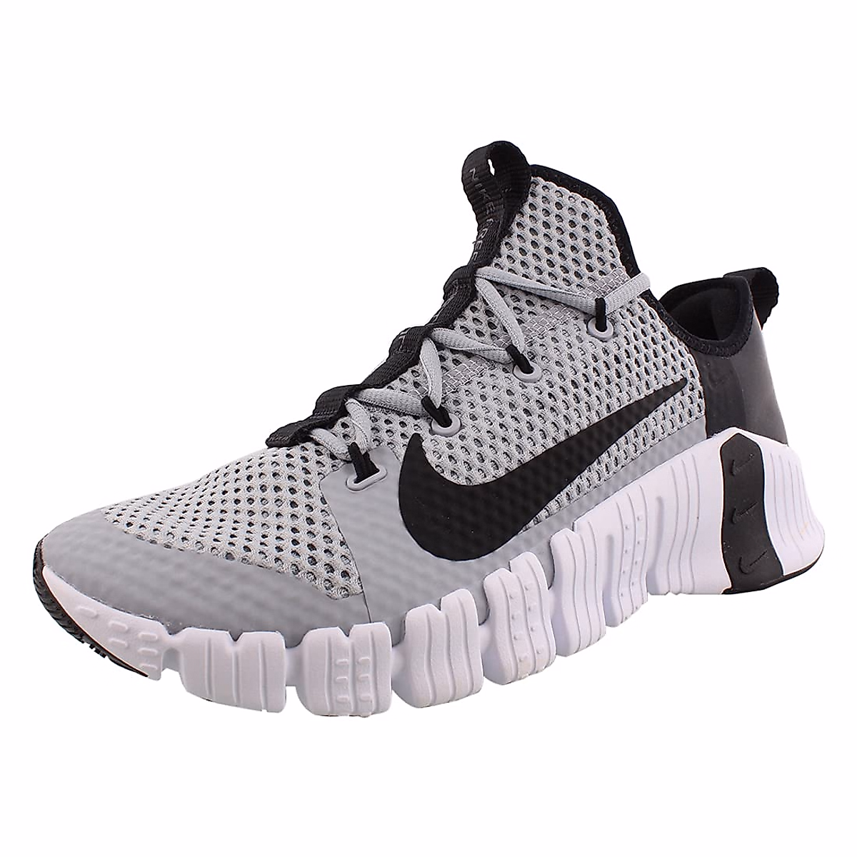 Nike Free Metcon 3 Unisex Shoes Size 9.5, Color: Wolf Grey/Black/White