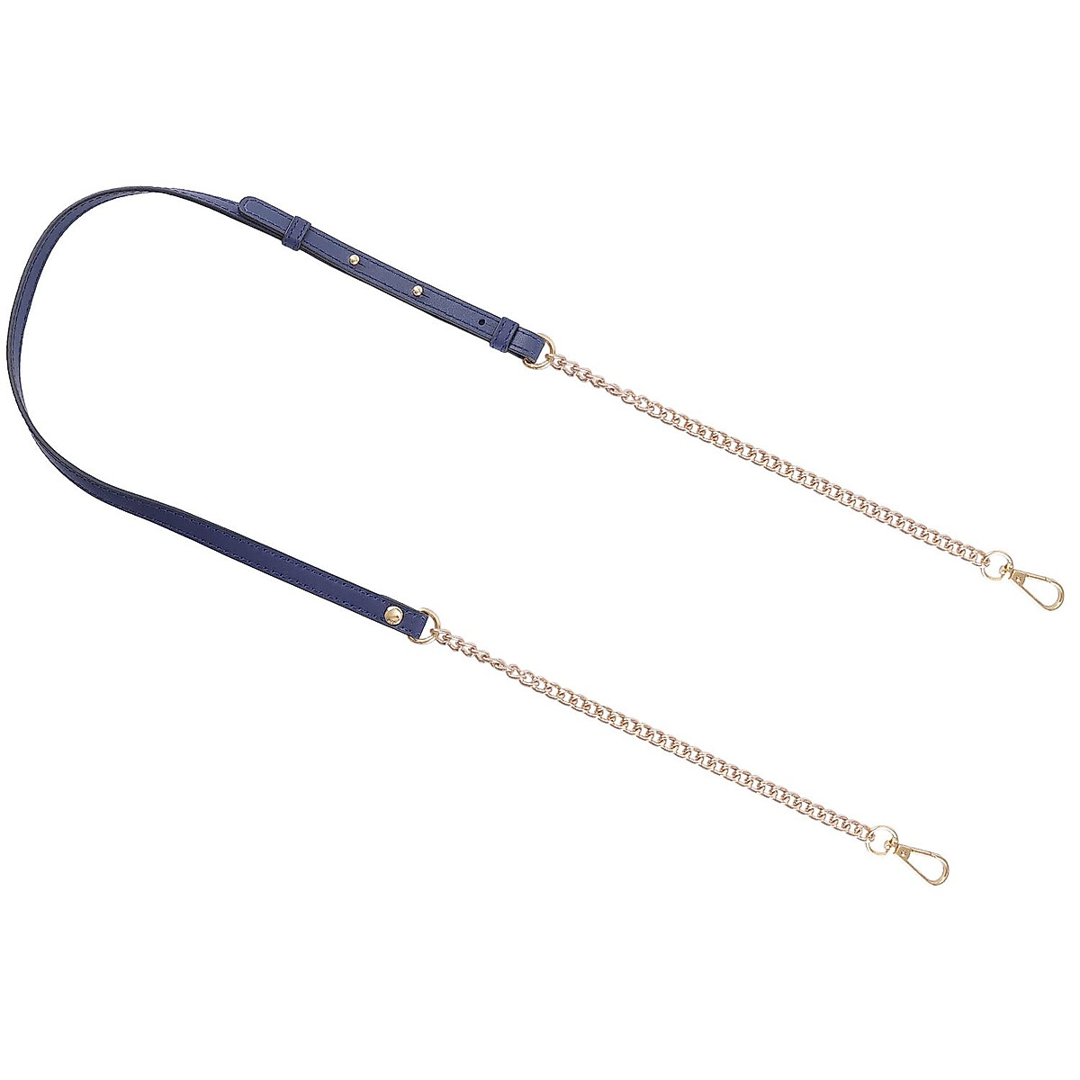 VanEnjoy Genuine Leather Chain Strap Replacement Purse Crossbody Bag Handbag Adjustable (Black)