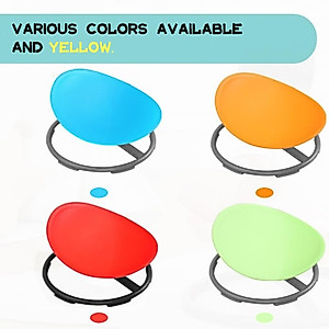 BABAMU Sensory Chair for Kids Autism Sensory Products Sit and Spin Autism Toys Spinning Chair ADHD Chair Swivel Chair Training Body Coordination (Blue)