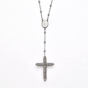 Sterling Silver .925 Solid Cruel Intention Cross Necklace Urn With Spoon