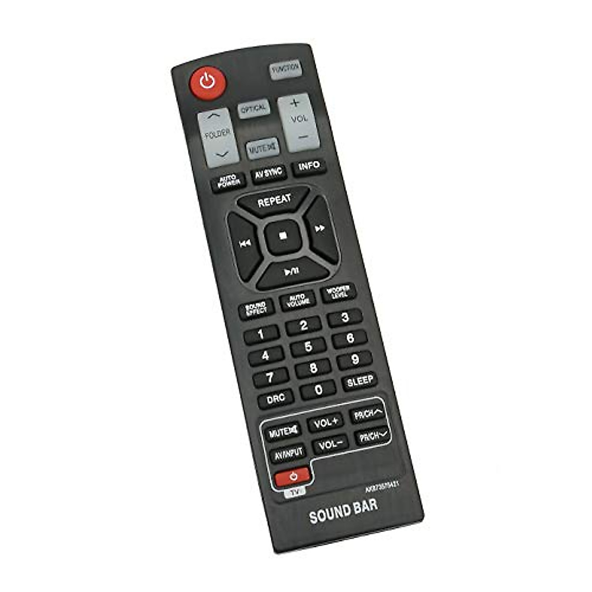 New - AKB73575421 Sound bar Remote Replaced for LG Soundbar NB3530ANB NB4530B NB3532A