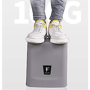 Waste Container Hanging Trash Can, Wall Mount bin with lid, Kitchen Cabinet Door, Bathroom, bar top, Double Action lid