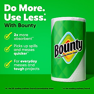 Bounty Select-A-Size Paper Towels, White, 8 Triple Rolls = 24 Regular Rolls