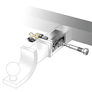 Softride Quiet Ride Locking Tightening Hitch Pin; Anti-Rattle for Receiver Hitches, Bike Racks, or Boat Trailers; Silence the "clanking" noise that occurs while towing (25219)