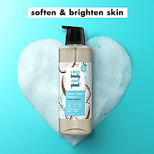 Love Beauty And Planet Body Wash Softened, Visibly Glowing Skin Coconut Water and Vitamin C Made with Plant-Based Cleansers and Skin Care Ingredients 32.3 fl oz