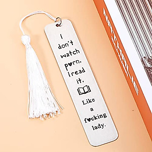 Funny Bookmarks for Women Friend Gifts, Friend Christmas Gifts for Women, Friend Birthday Gifts for BFF Her Spicy Reader Book Club Gifts, Female Friend Valentines Day Gifts, Book Lovers Gifts