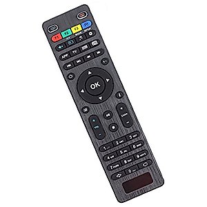 Amiroko Replacement Remote Control for MAG254 MAG250 255/256 / 257/260 / 275/349 / 350/351 / 352 OTT Tv Box IPTV Set-Top Box, Black