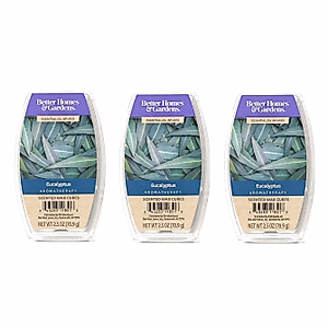 Better Homes & Gardens Aromatherapy Essential Oil Infused Wax Melts - 2.5 OZ - 3 Pack (Eucalyptus)