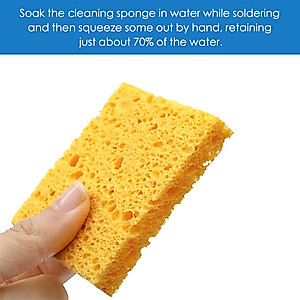 LDK Soldering Iron Kit Electric 60W 110V Adjustable Temperature Soldering Gun Welding Tools, 5pcs Soldering Iron Replacement Tips, Sponge and Solder Wire