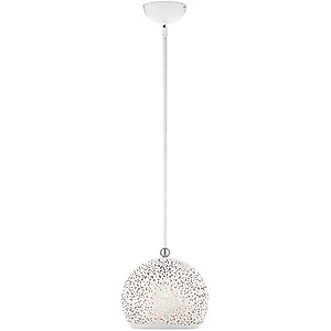 Livex Lighting 49181-03 1 Light White Pendant