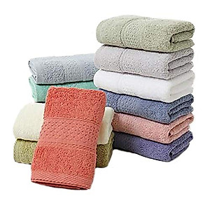 12-Pack Face Towels,Multi-Color Soft Washcloth 35*35cm (1)