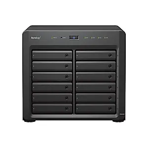 Synology DiskStation DS2422+ NAS Server with Ryzen 2.2GHz CPU, 32GB Memory, 48TB SSD Storage, 4 x 1GbE LAN Port, DSM Operating System