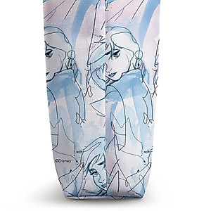 Disney Frozen 2 Anna and Elsa Watercolor Tote Bag