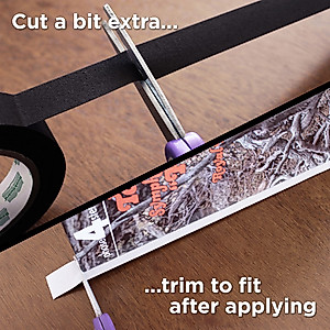 BookGuard 1 Inch Premium Bookbinding Repair Cloth Tape, 15 Yard Roll, Black