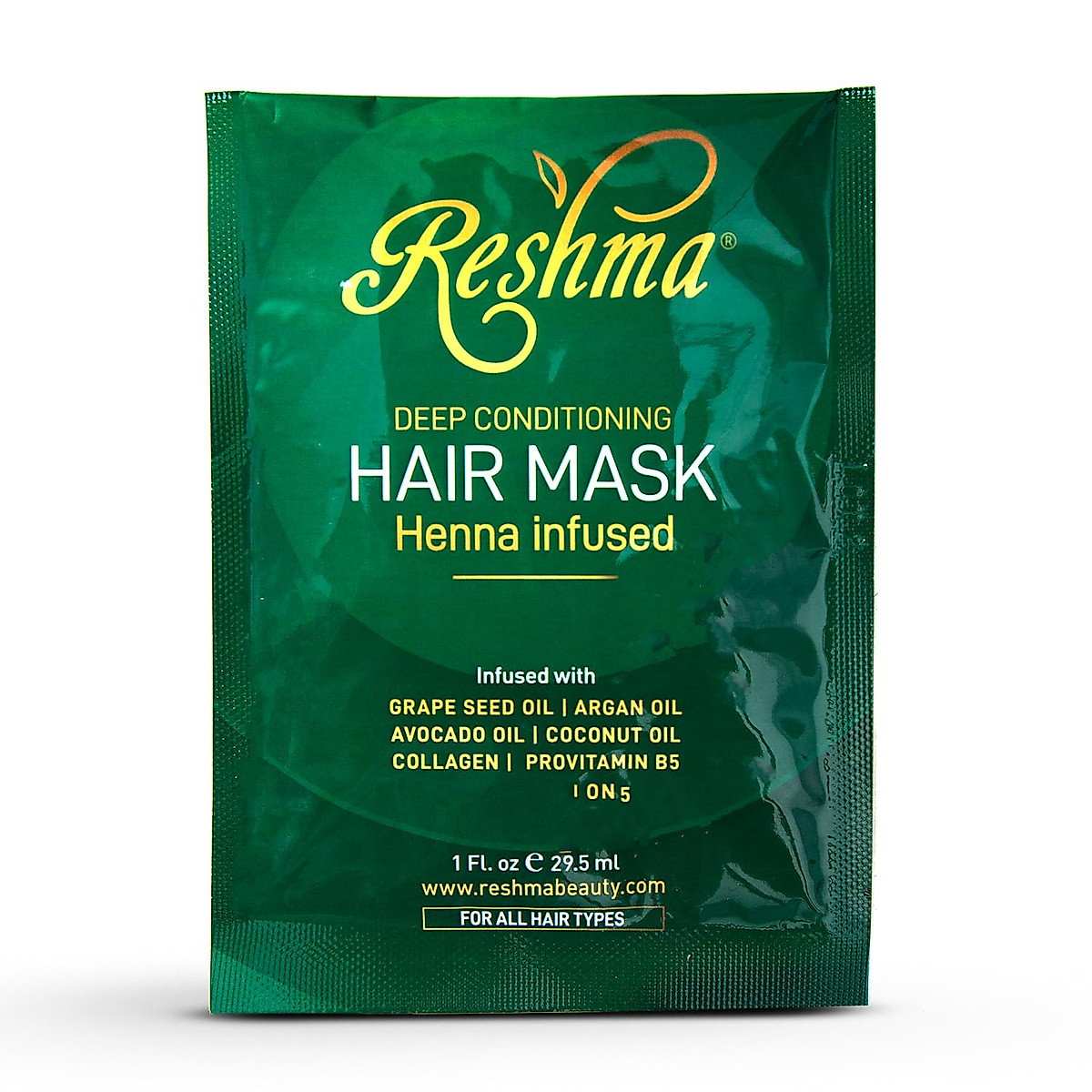 Reshma Beauty Deep Conditioning Hair Mask |Hair Treatment Infused with Collagen & Pro-Vitamin B5|Restorating & Nourishing for All Hair Types | (Pack of 1), 1.05 fl.oz