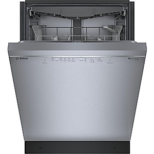Bosch SHE53C85N 24 Inch Smart Built-In Dishwasher, stainless steel