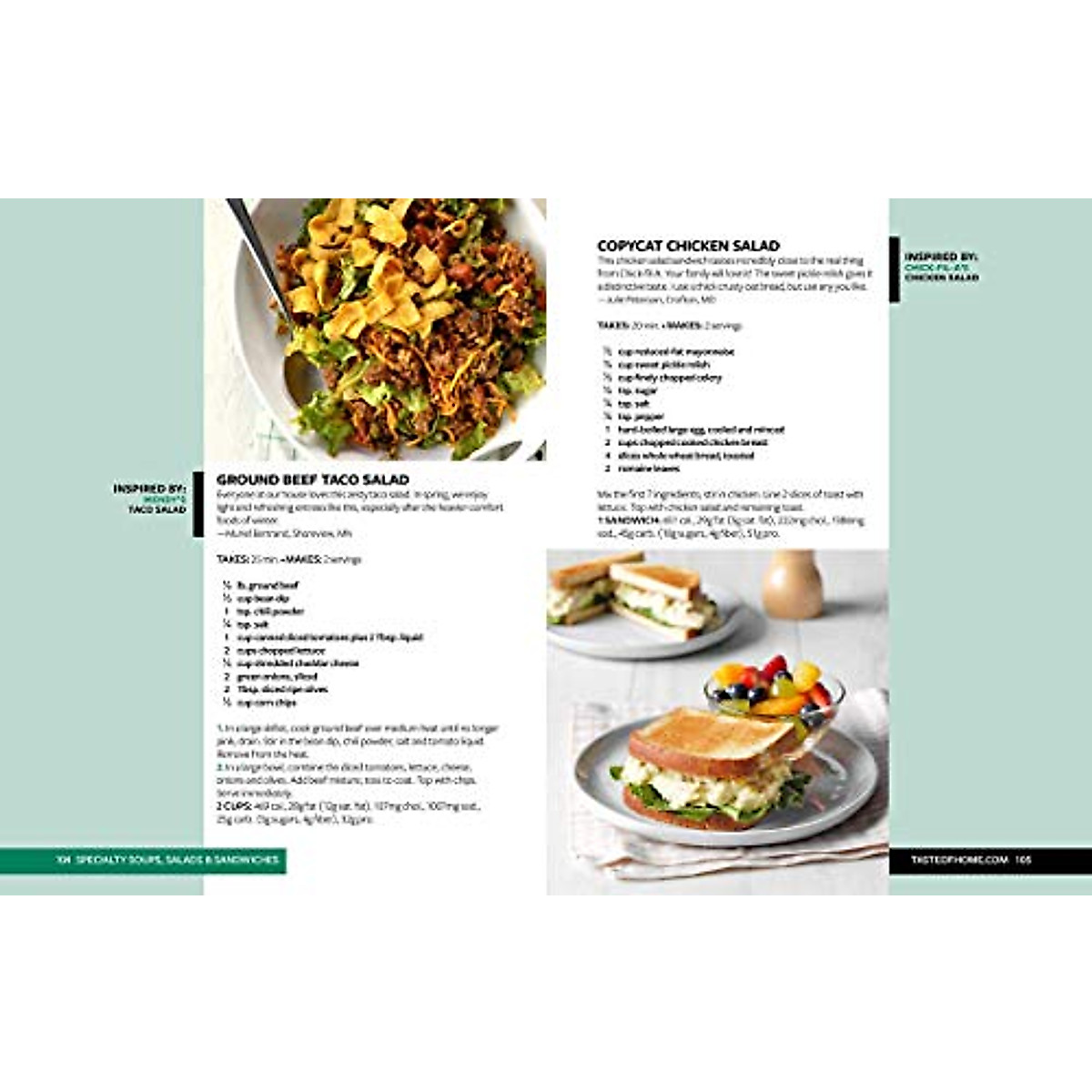 Taste of Home Copycat Restaurant Favorites: Restaurant Faves Made Easy at Home (Taste of Home Copycat Favorites)