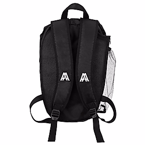 Amazin' Aces Premium Pickleball Backpack | Bag Features Pickleball Holder/Sleeve | Pack Fits Multiple Paddles | Convenient Pockets For Phone, Keys, & Wallet | Padded Back & Straps For Added Comfort